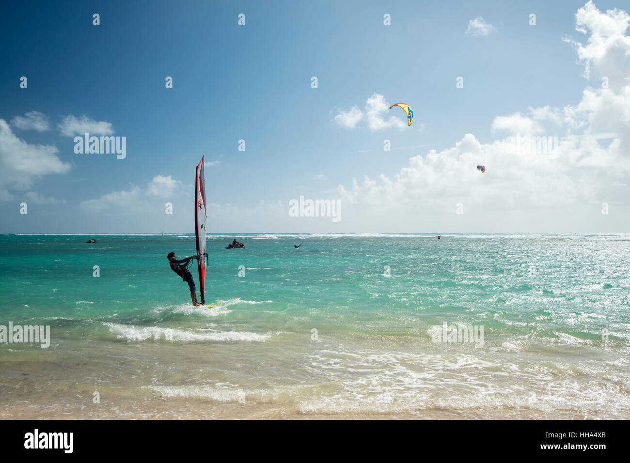 Blue windsurf hi-res stock photography and images - Alamy