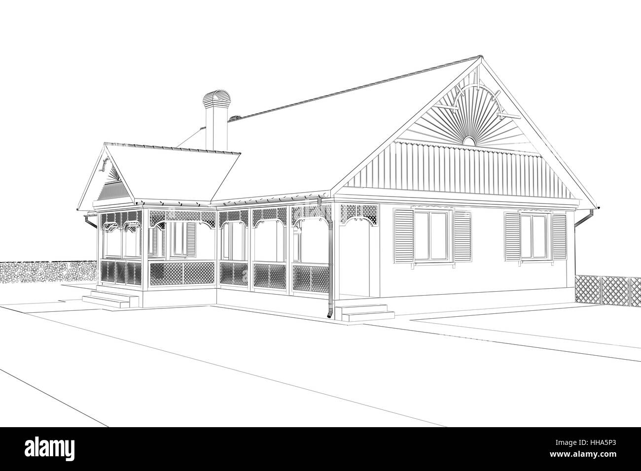 house, building, model, design, project, concept, plan, draft, style of ...