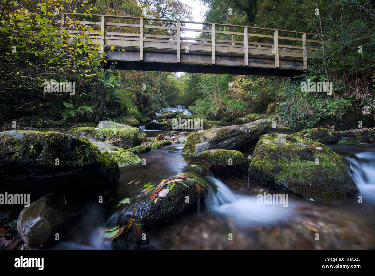 Watersmeet near Lynmouth, North Devon Stock Photo - Alamy