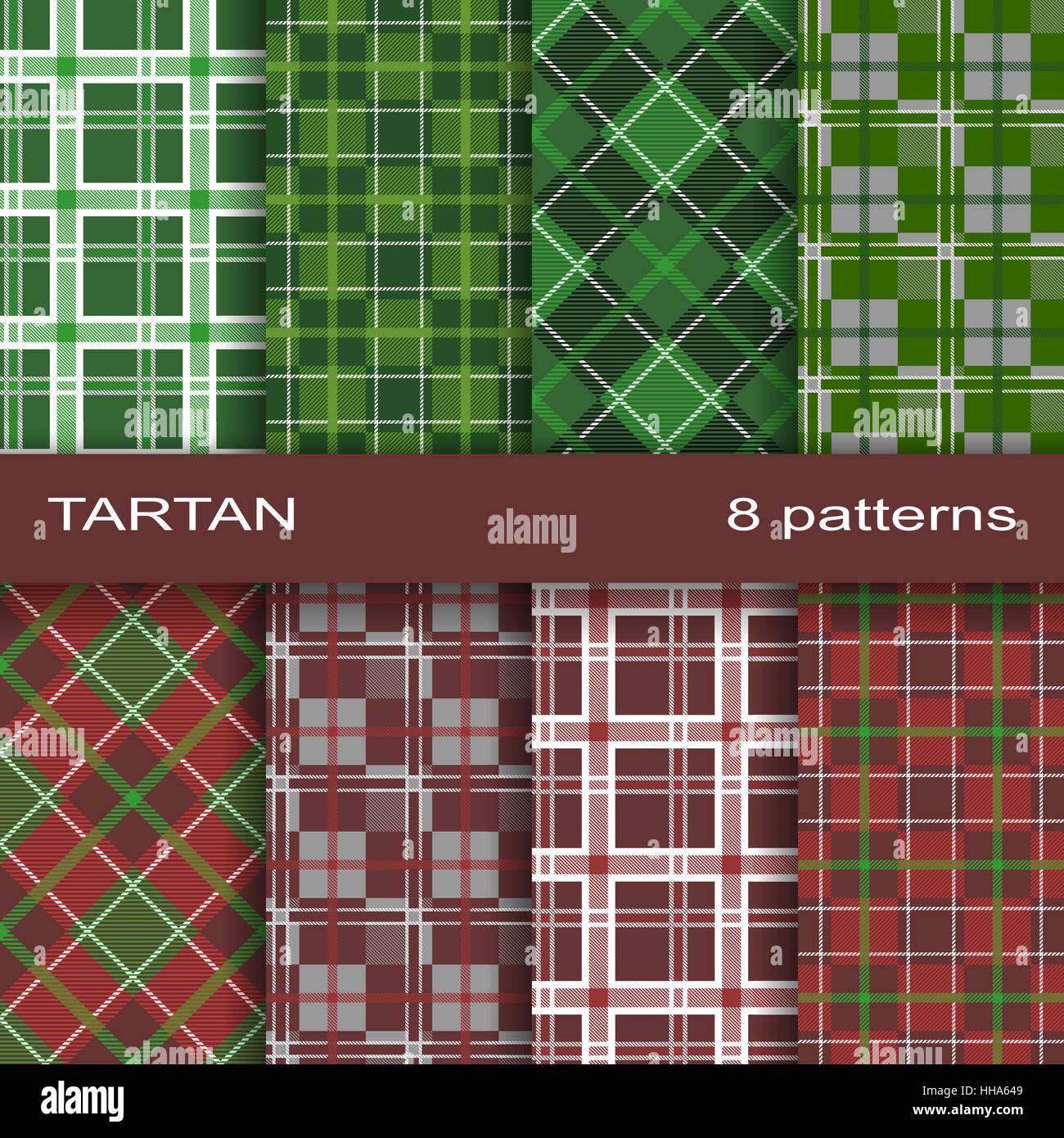 Old tartan plaid texture Stock Vector Images - Alamy