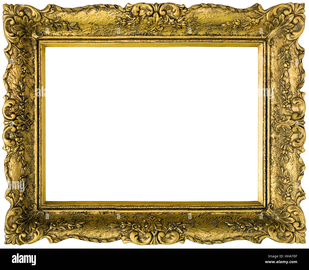 golden, ornate, empty, photo, picture, image, copy, deduction, frame ...