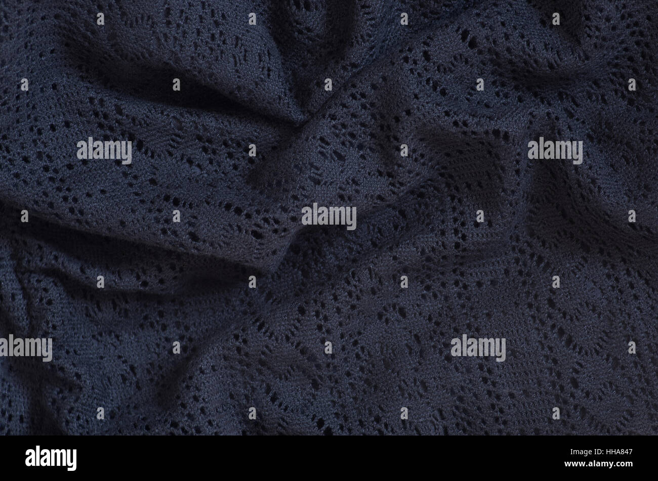 Black openwork fabric in patterns and background Stock Photo - Alamy