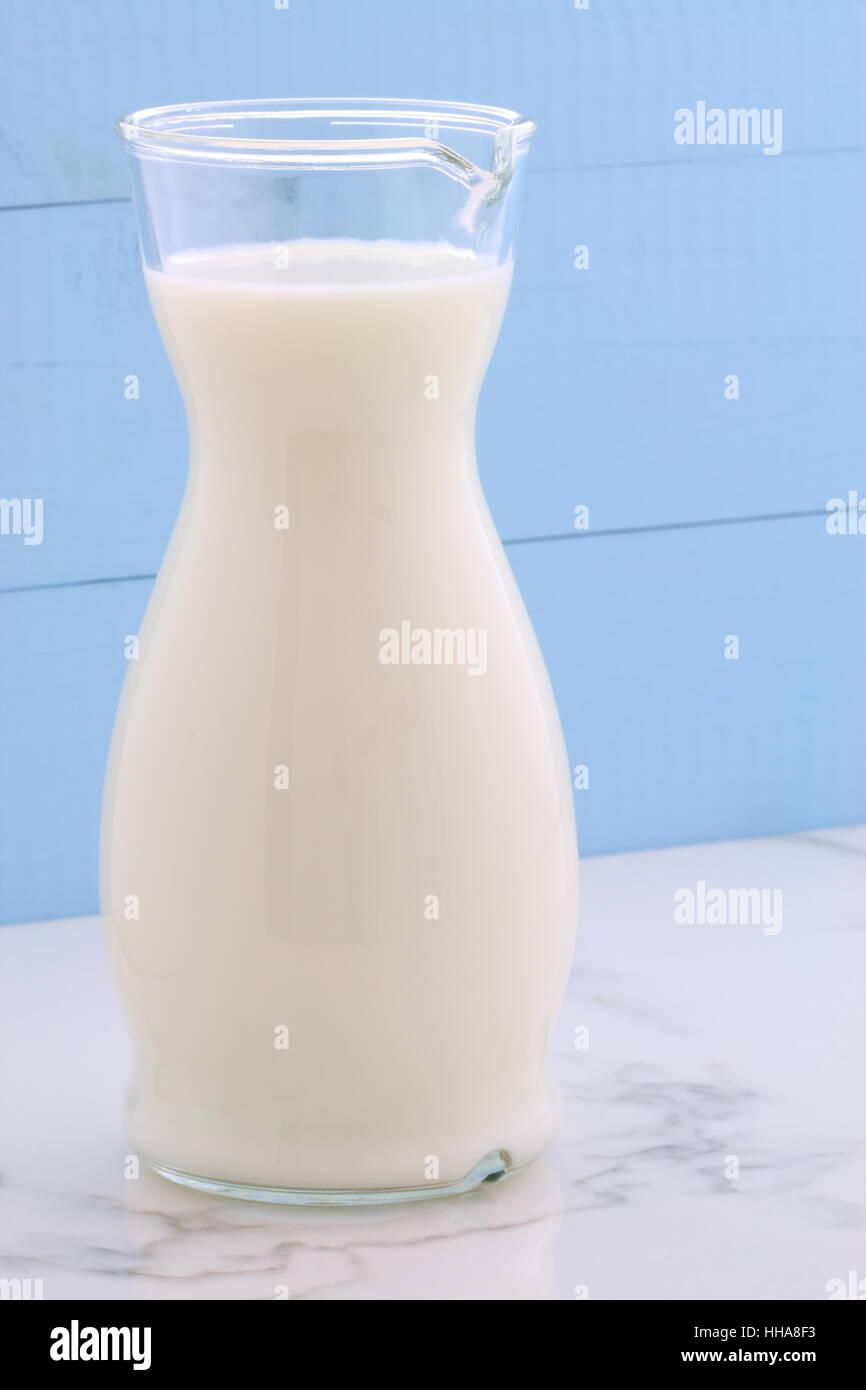 Delicious fresh milk, one of the primary sources of nutrition on ...