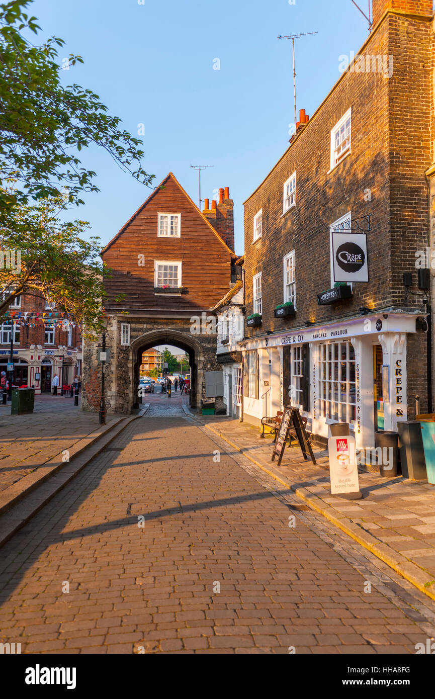 The buildings on college yard, outside the cathedral in rochester kent ...