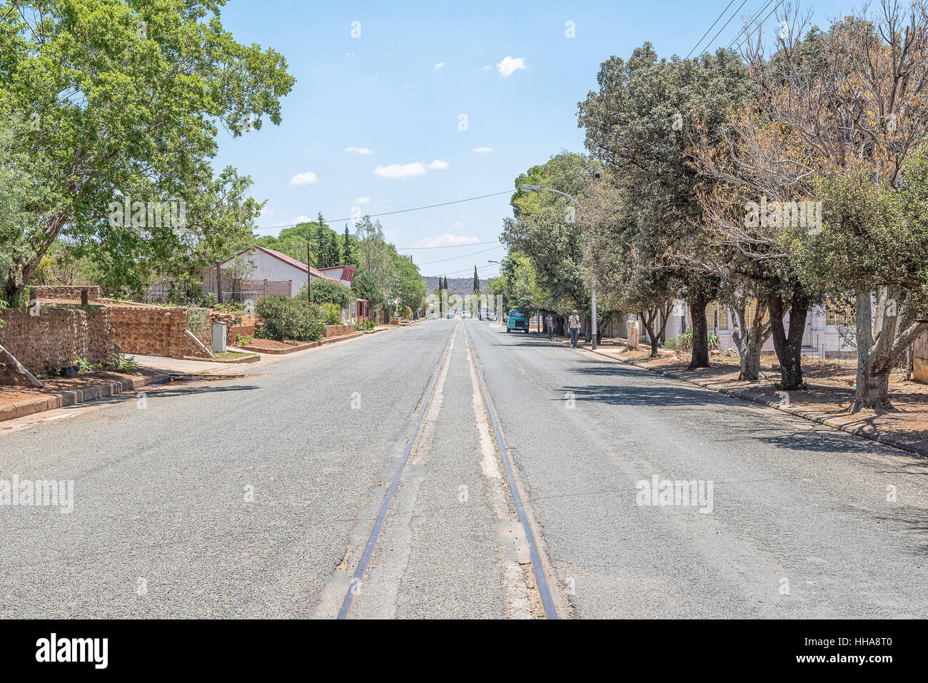 FAURESMITH, SOUTH AFRICA - DECEMBER 31, 2016: A street scene in ...