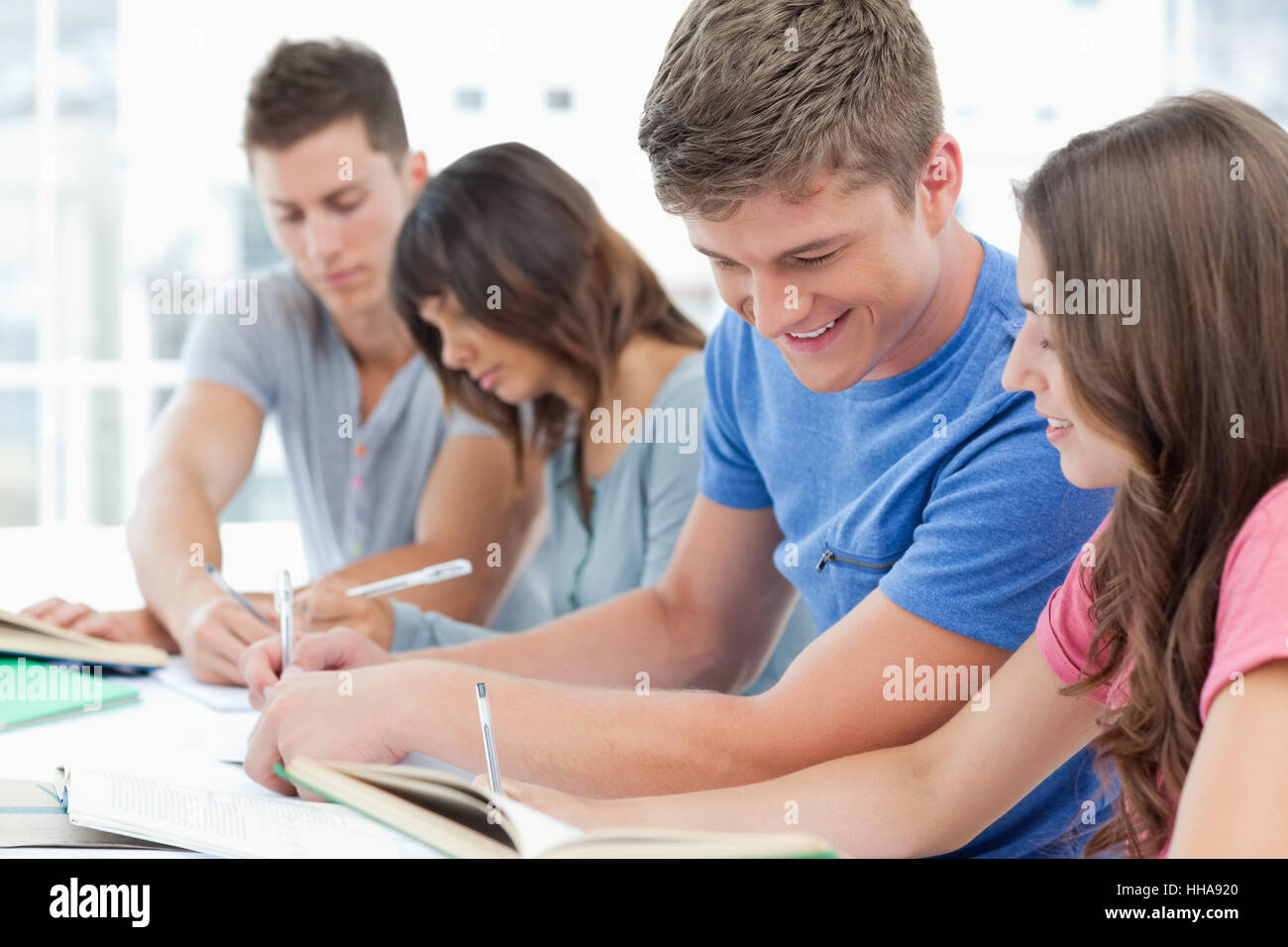 Helping other homework hi-res stock photography and images - Alamy