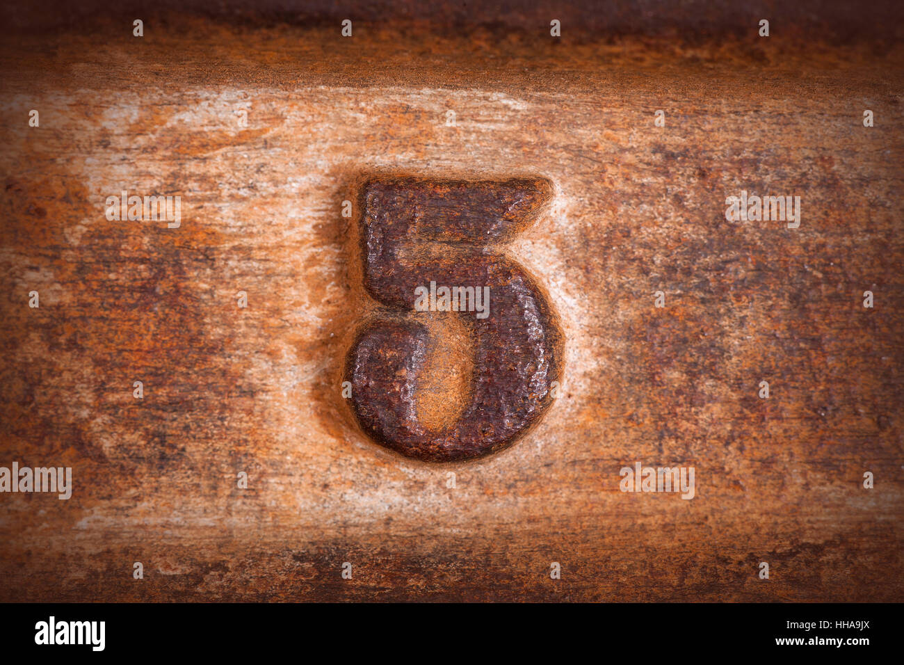 five, metal, rust, number, design, shaping, formation, shape, model ...