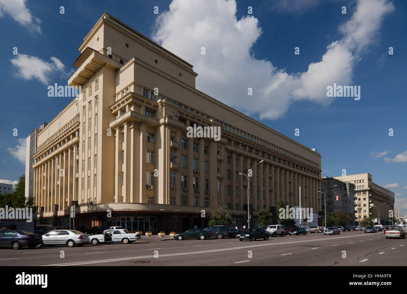 Moscow/ Art Deco (Конструктивизм) residential buildings Stock Photo - Alamy