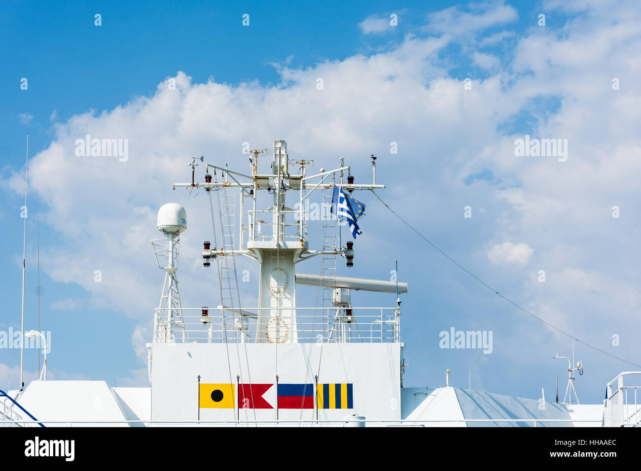 Abstract and conceptual technology, radar on a ship. ARPA is one of ...