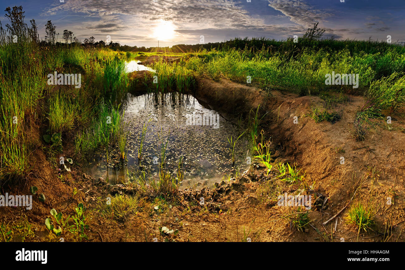 old clay pit Stock Photo - Alamy