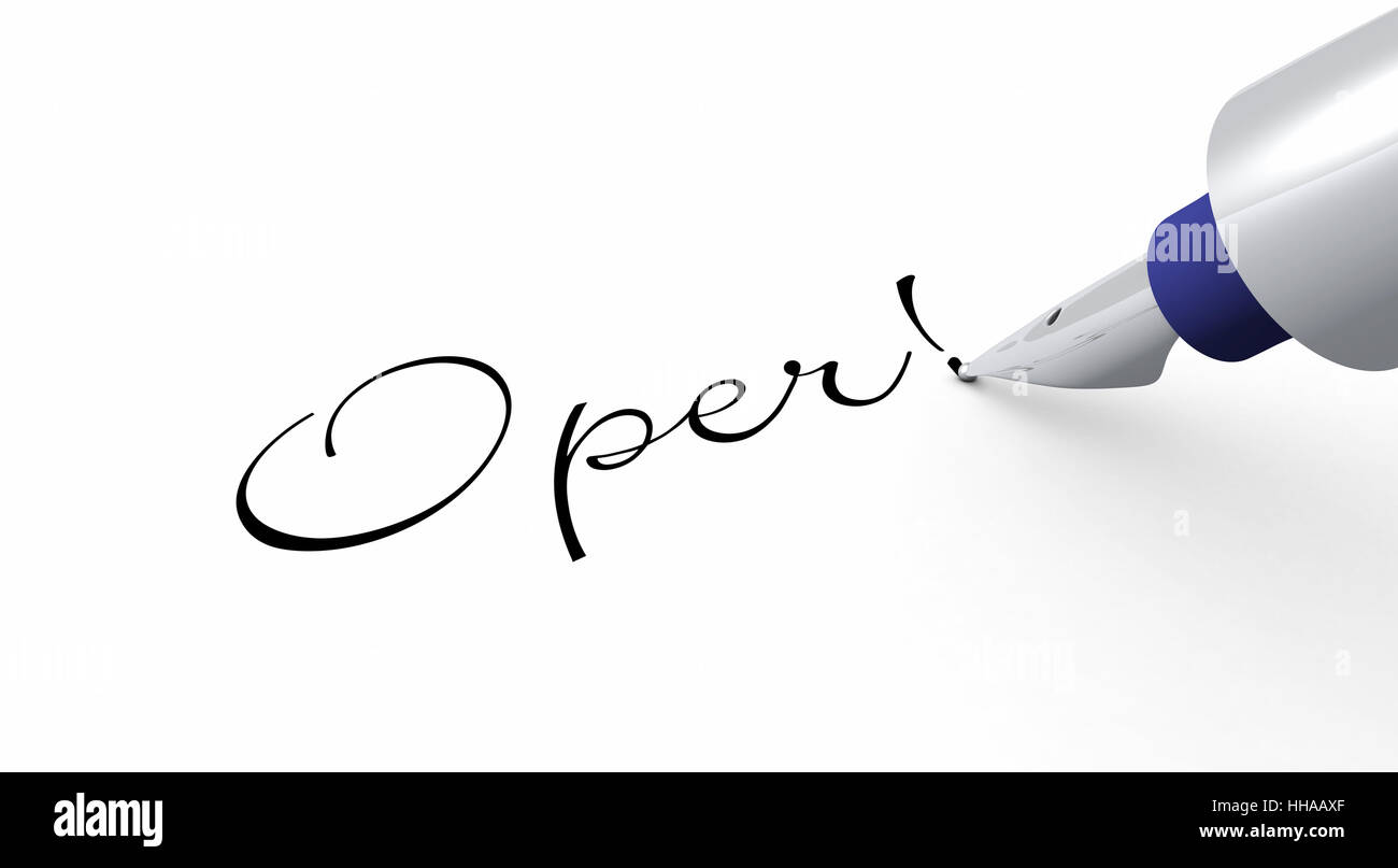 Opera writing history hi-res stock photography and images - Alamy