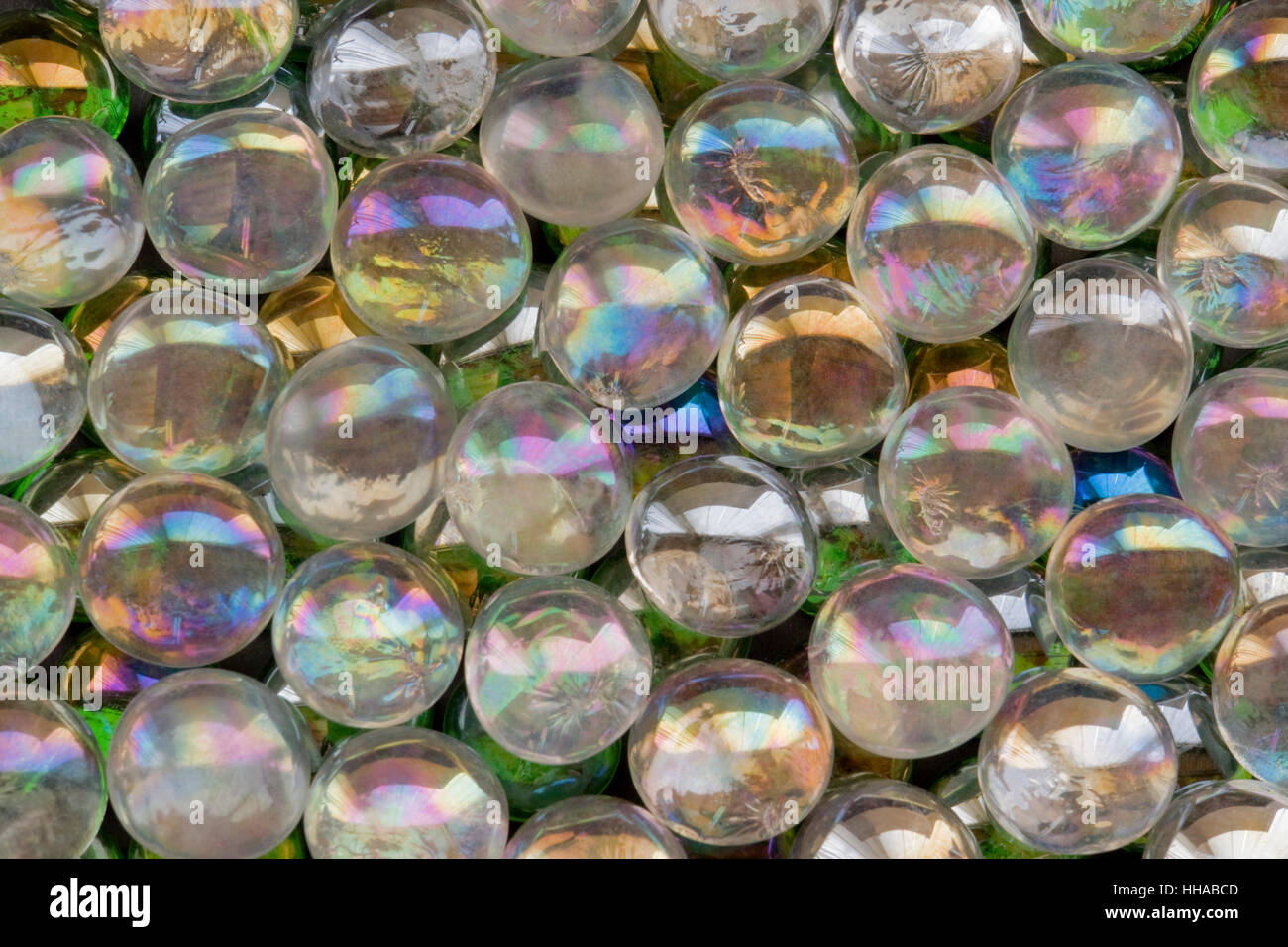 iridescent glass beads Stock Photo - Alamy