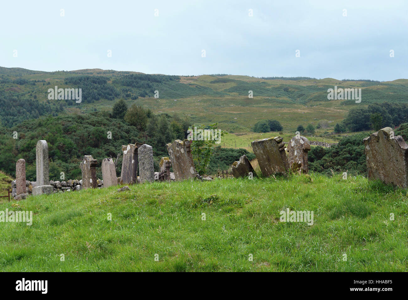 historic scottish graveyard Stock Photo - Alamy