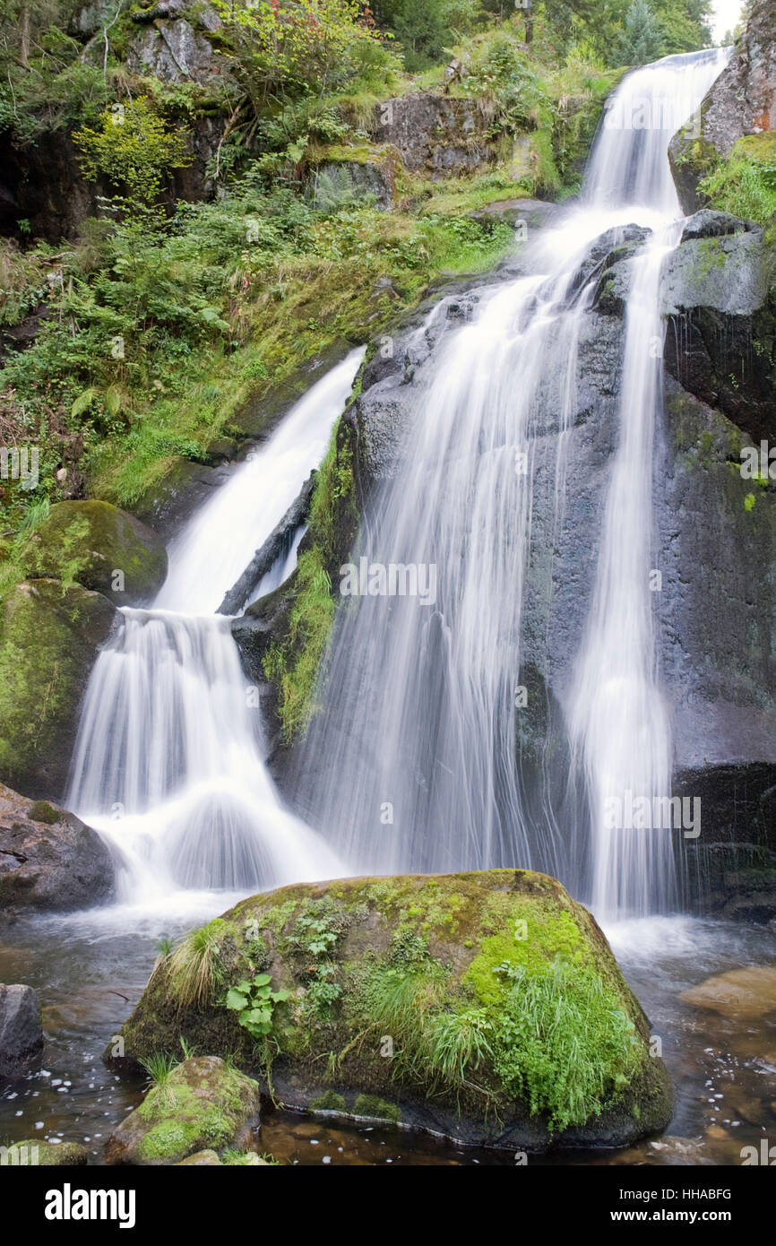 idyllic triberg waterfalls Stock Photo - Alamy