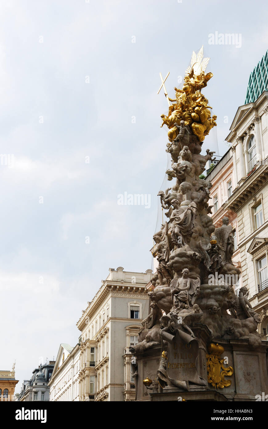 monument, famous, statue, vienna, baroque, sculpture, austria ...