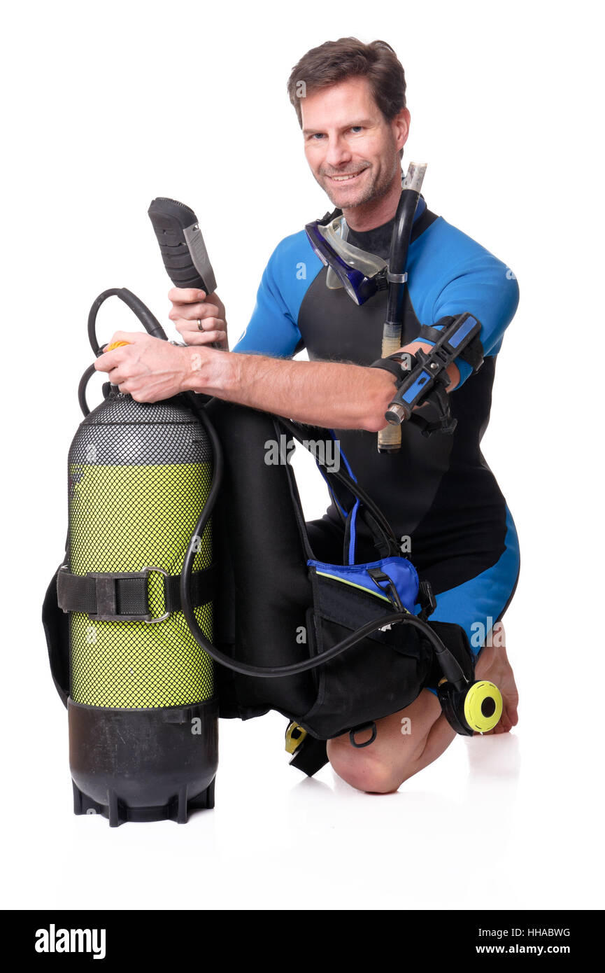Diver suit Cut Out Stock Images & Pictures - Alamy