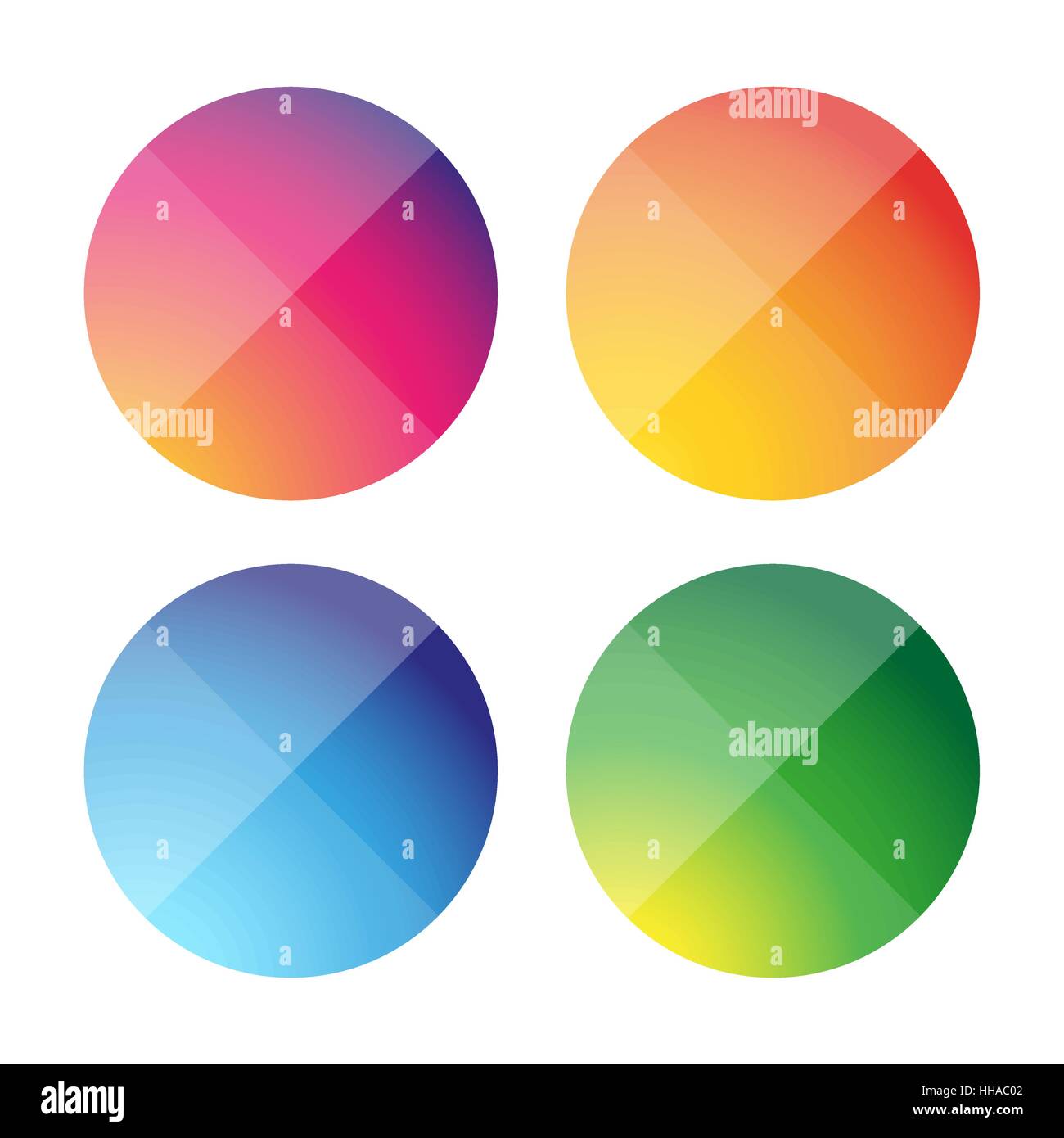 Empty round button vector set Stock Vector Image & Art - Alamy