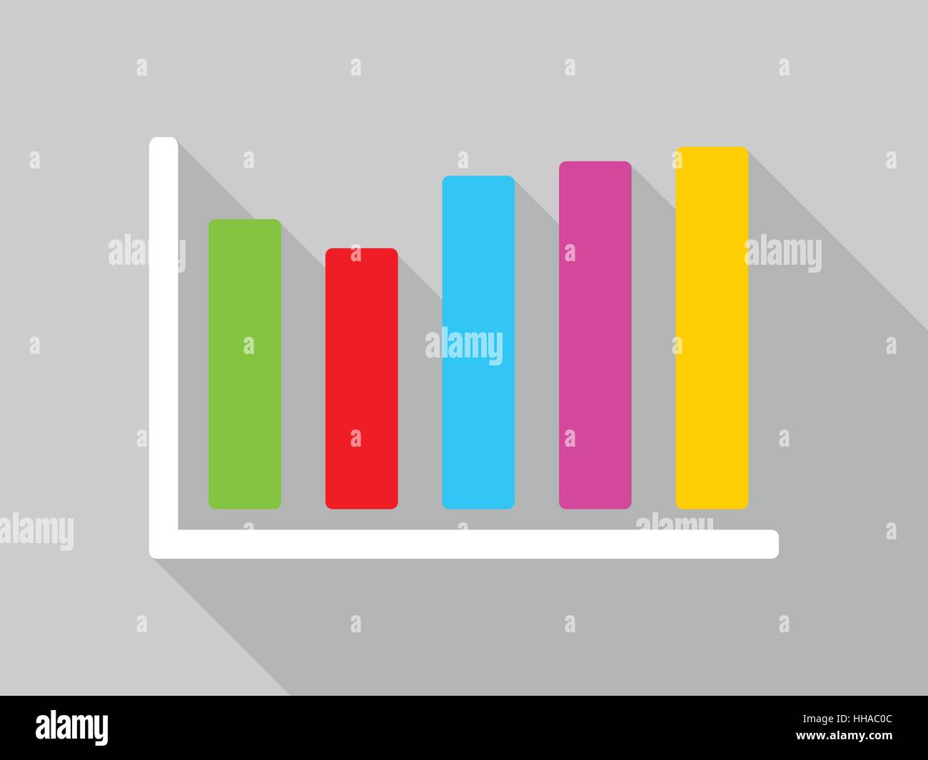 Flat design cartoon diagram vector icon Stock Vector Image & Art - Alamy