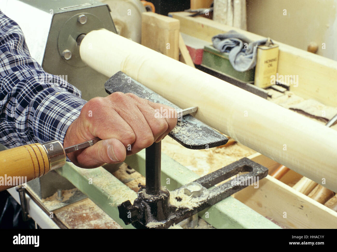 Lathe carve wood hi-res stock photography and images - Alamy