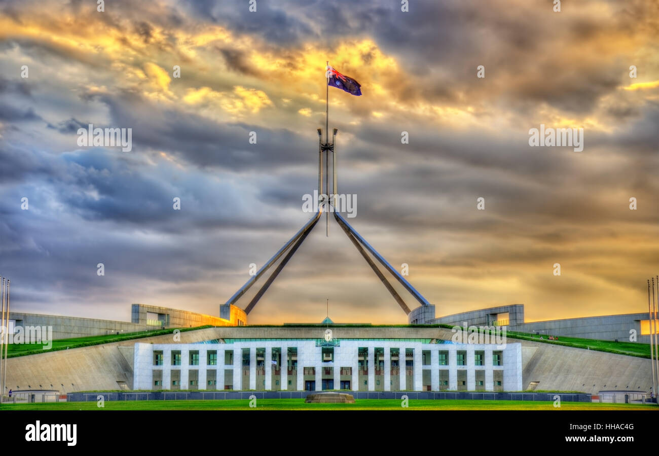 Australian parliament building icon hi-res stock photography and images ...