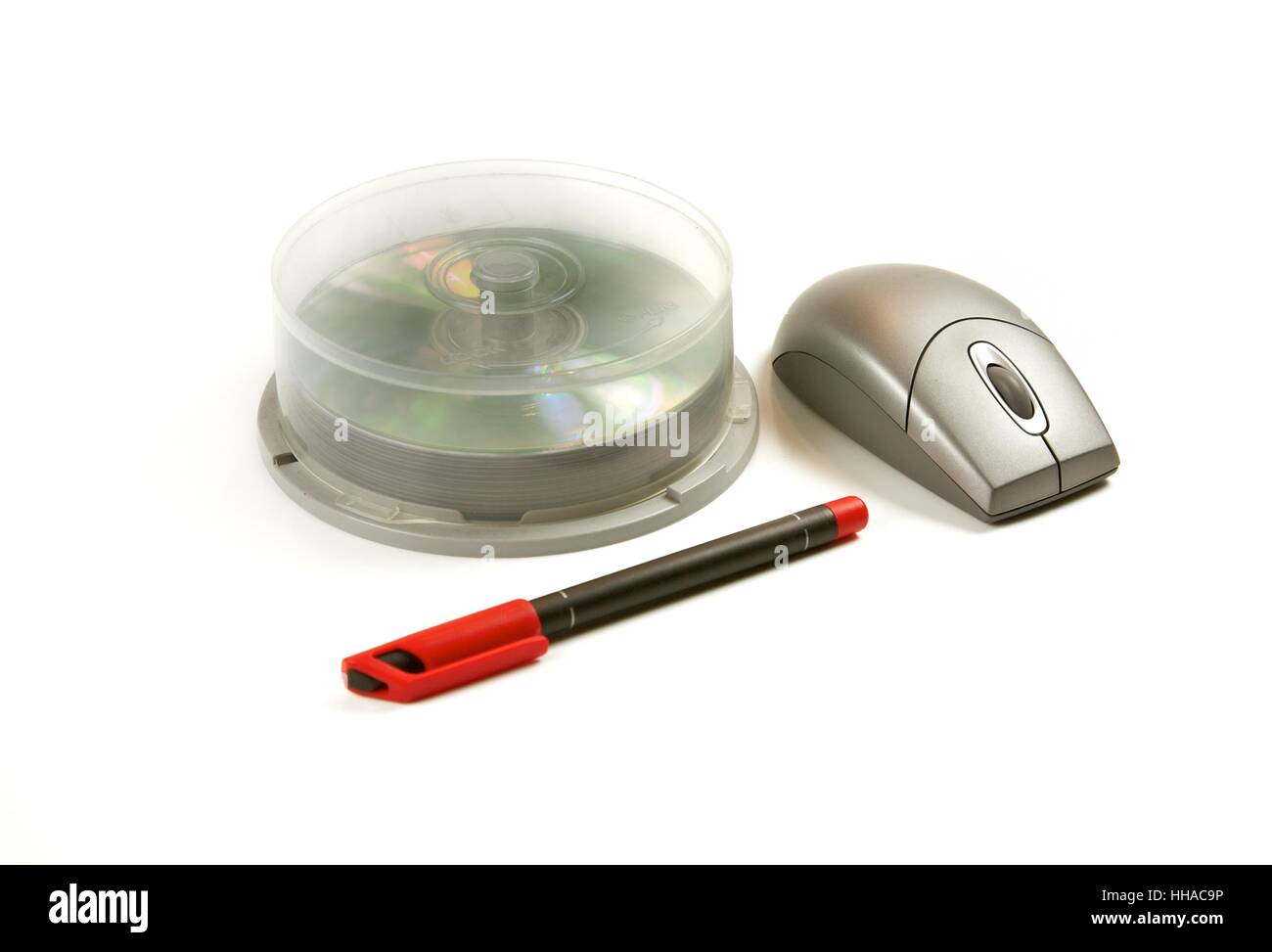 Stationery, General daily usage, CD, CD pen and Computer Mouse Stock ...