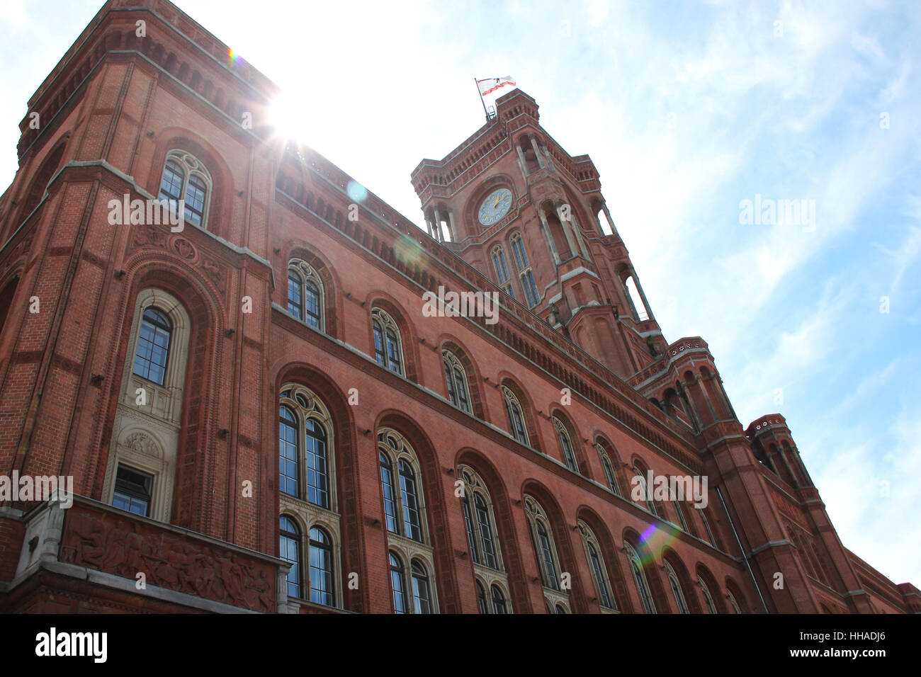 red town hall berlin Stock Photo - Alamy