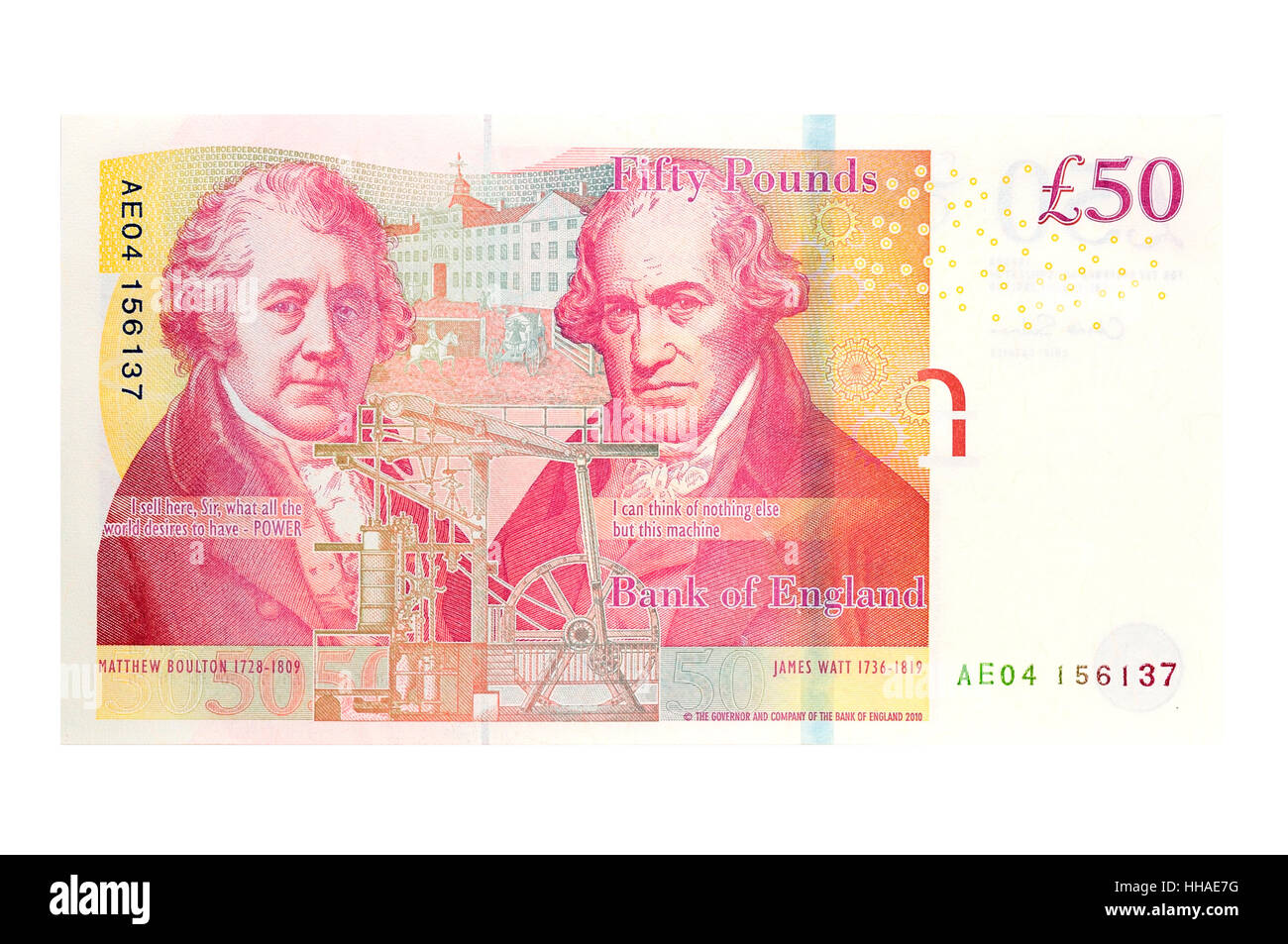 50 pound note fan hi-res stock photography and images - Alamy