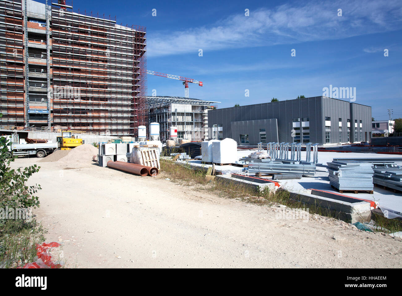 house, building, office, work, factory, cement, scene, location, site ...
