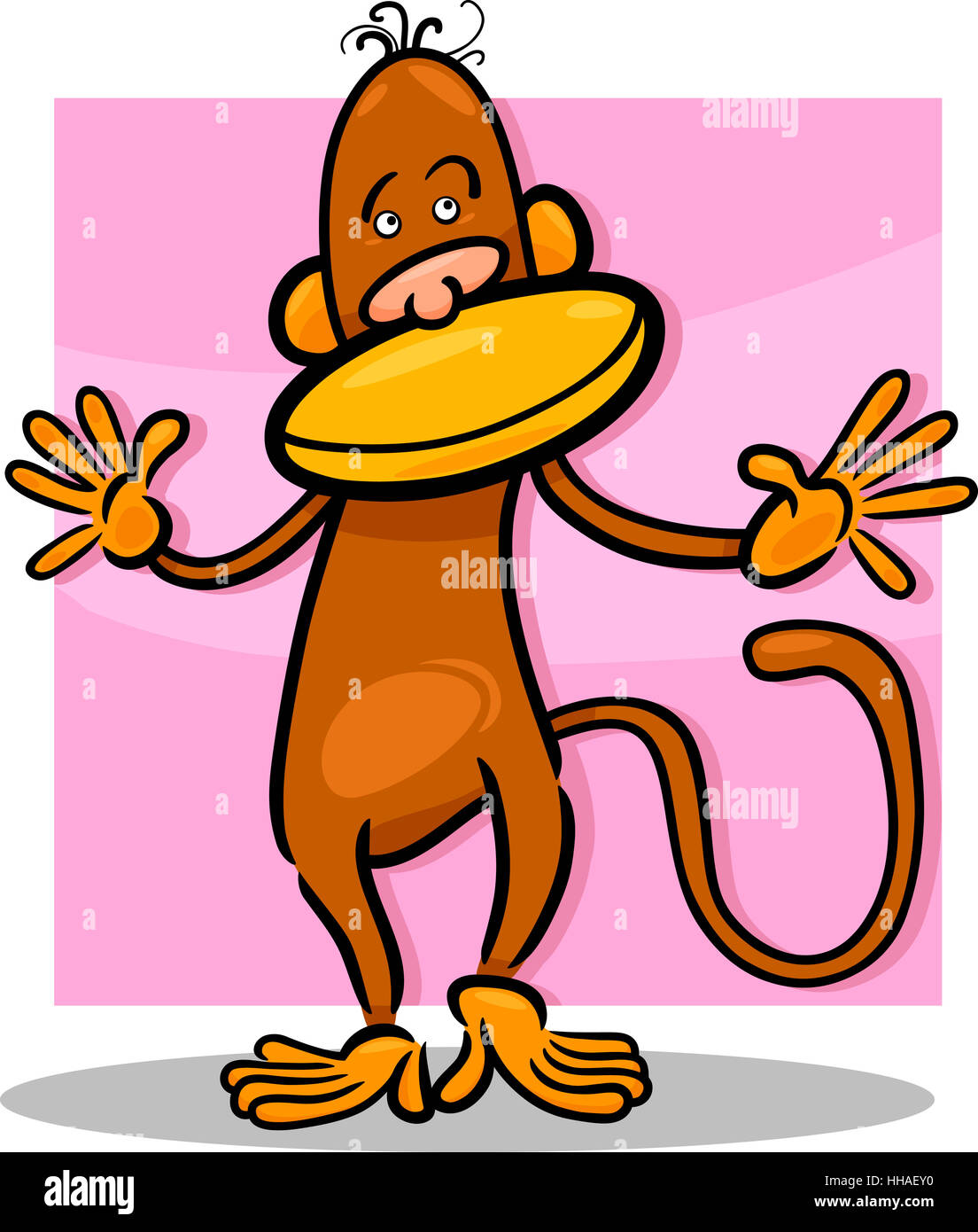 animal, monkey, illustration, character, funny, cartoon, maddening ...