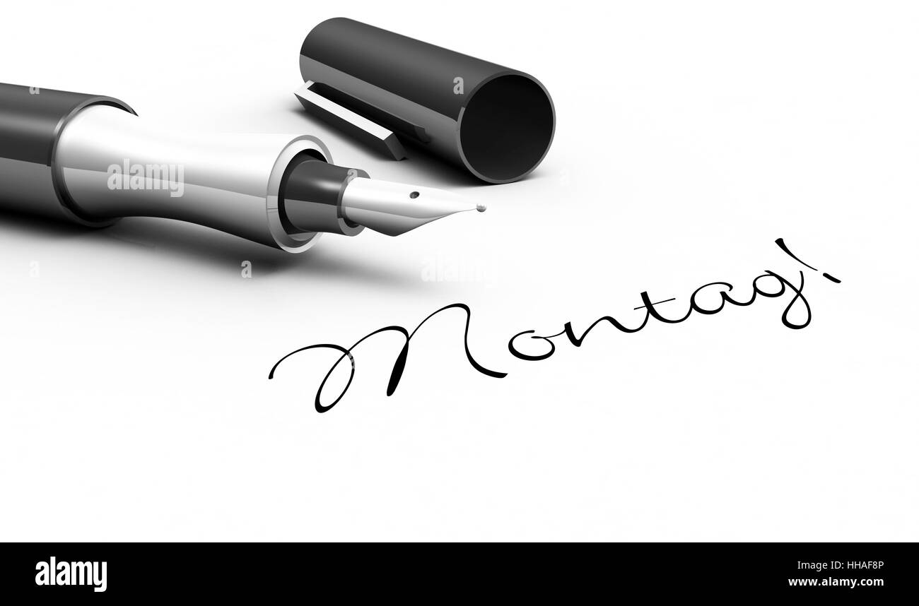 Word monday Black and White Stock Photos & Images - Alamy