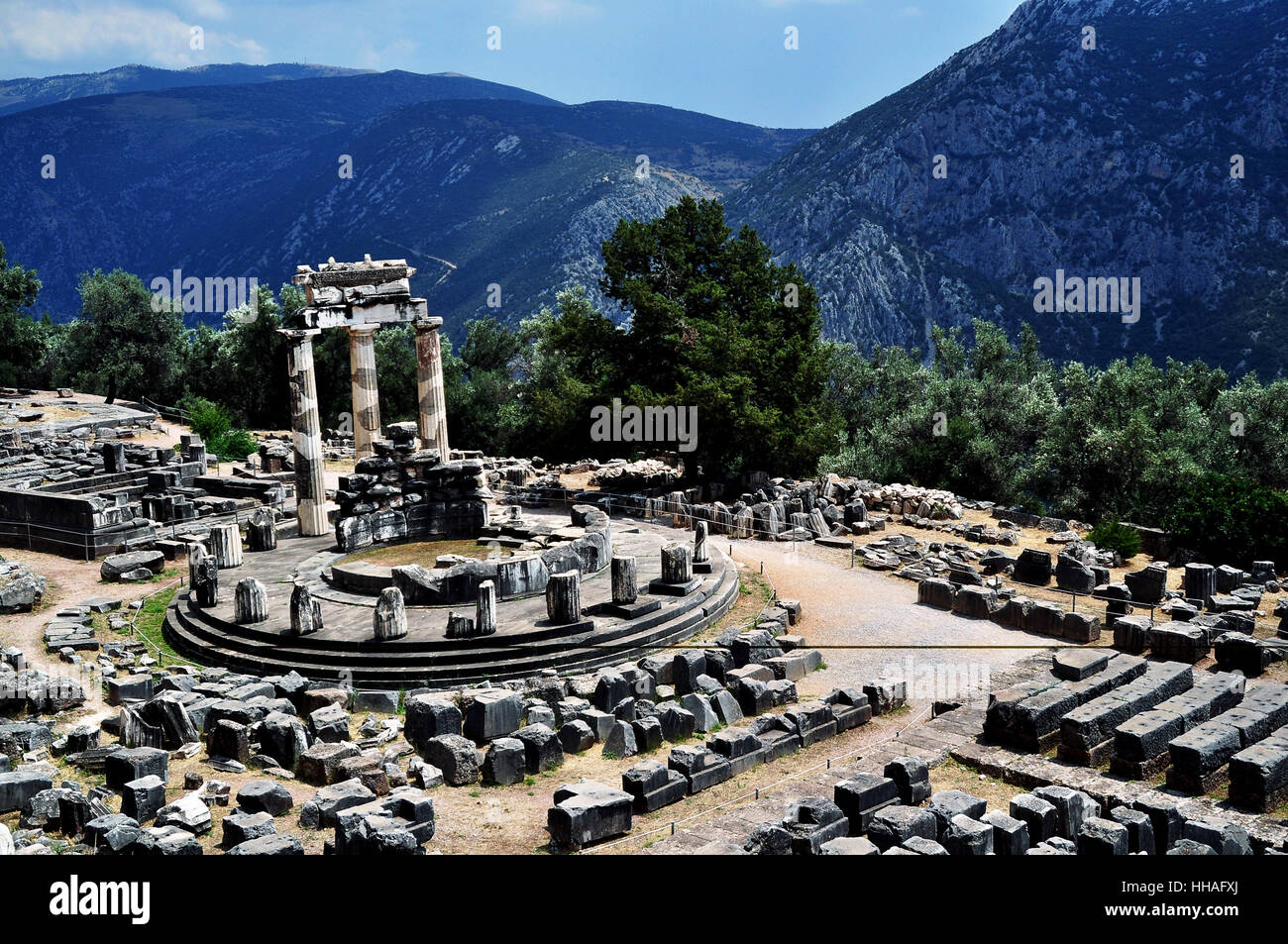 temple, greece, oracle, religion, religious, temple, art, culture, tree ...