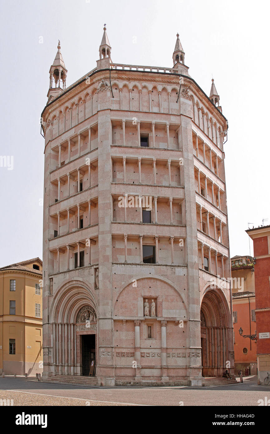 the baptistery in parma Stock Photo - Alamy