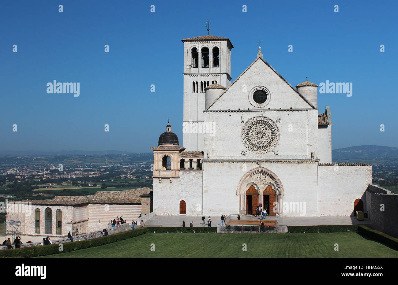 italy - the cathedrals of assisi Stock Photo - Alamy
