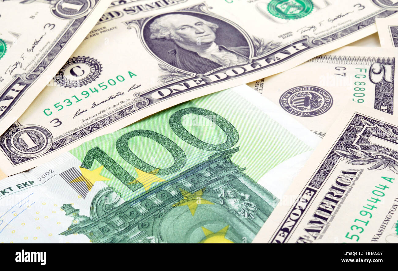 dollar, dollars, euro, bank notes, treasury notes, bills, mixed, money ...