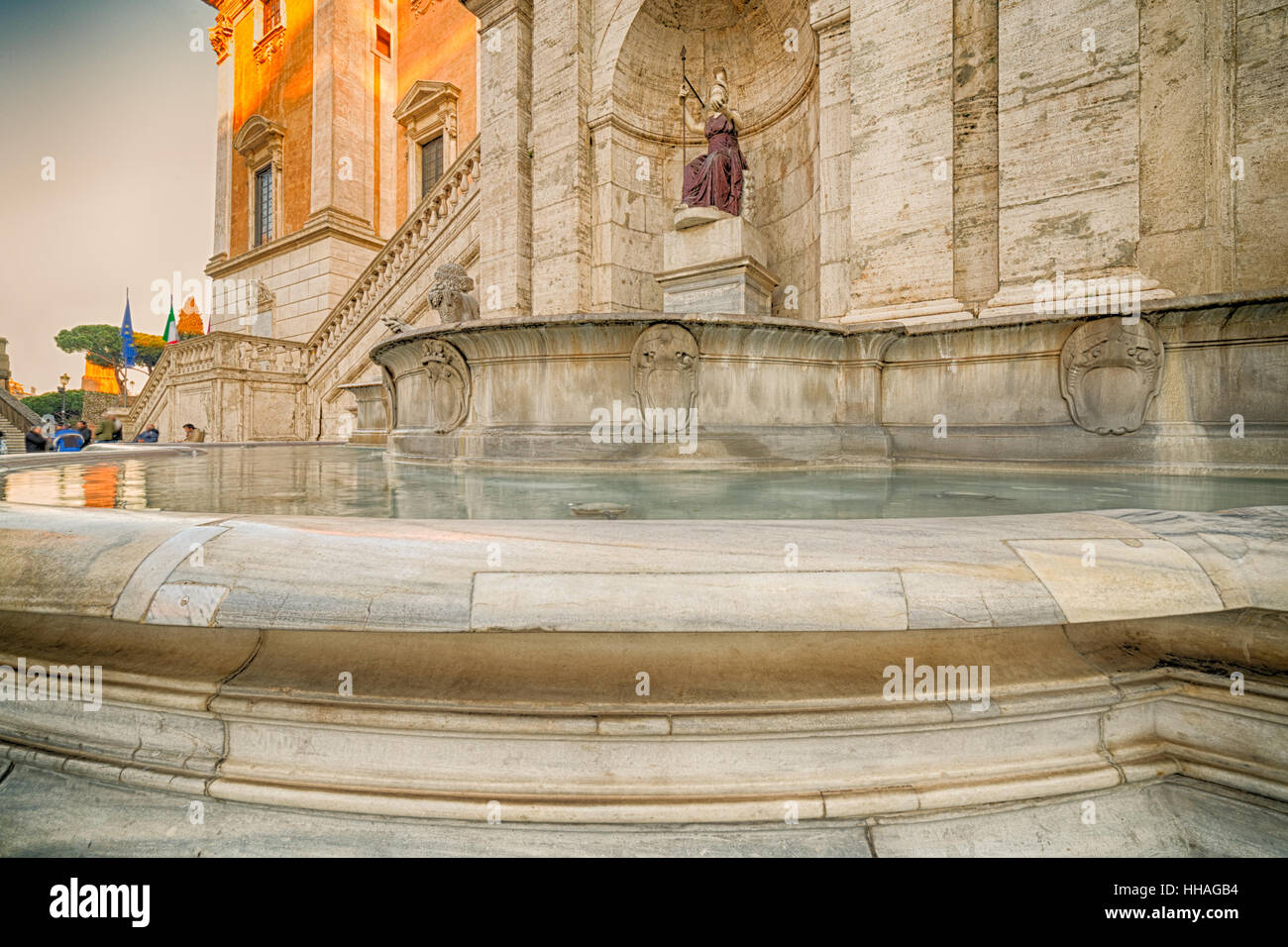 Ancient fountain in rome hi-res stock photography and images - Alamy