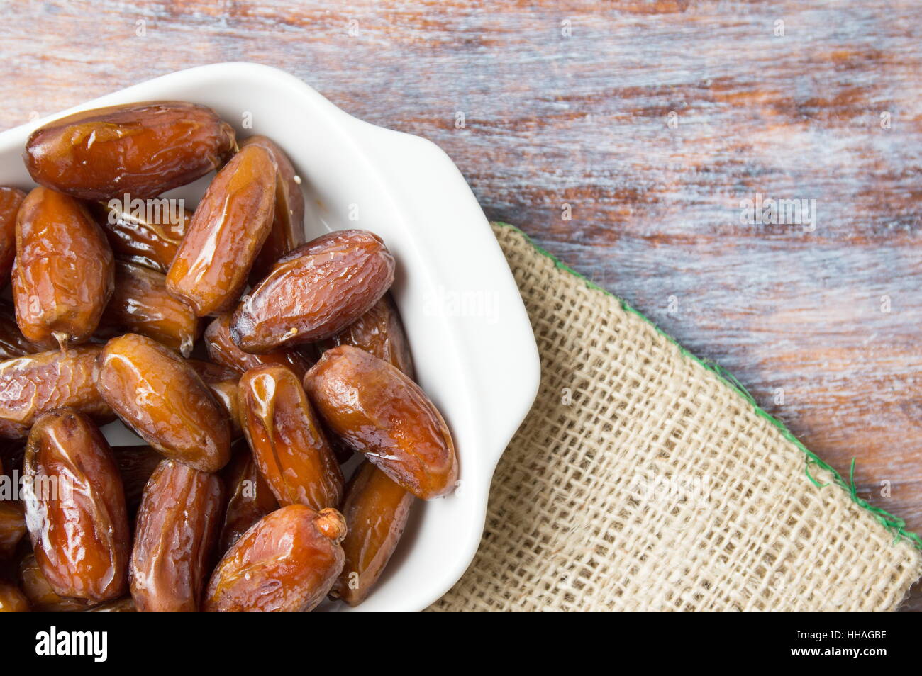 Bunch of dried date fruits on a plate Stock Photo - Alamy
