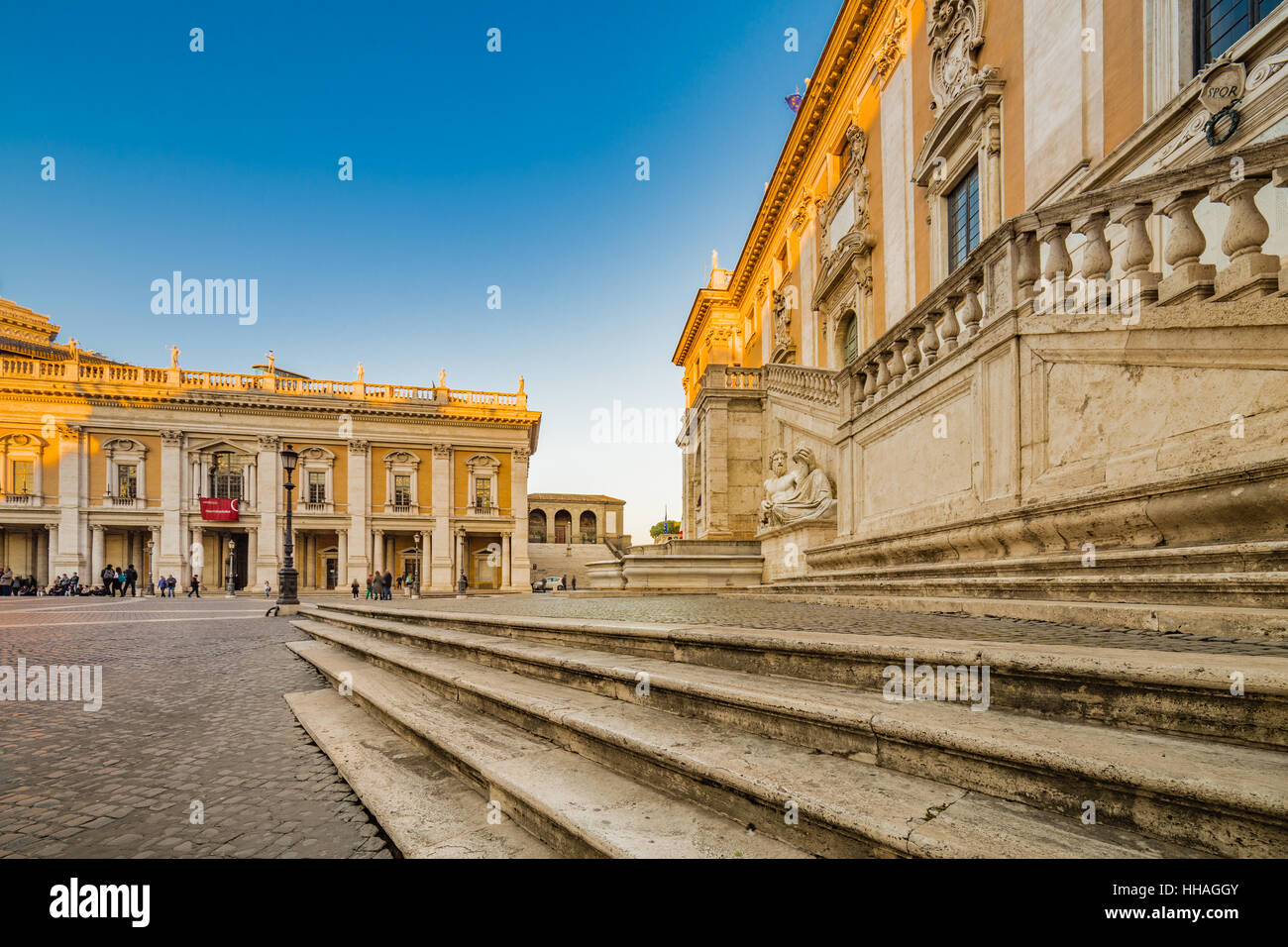 stairway in a monument in Rome, Italy Stock Photo - Alamy