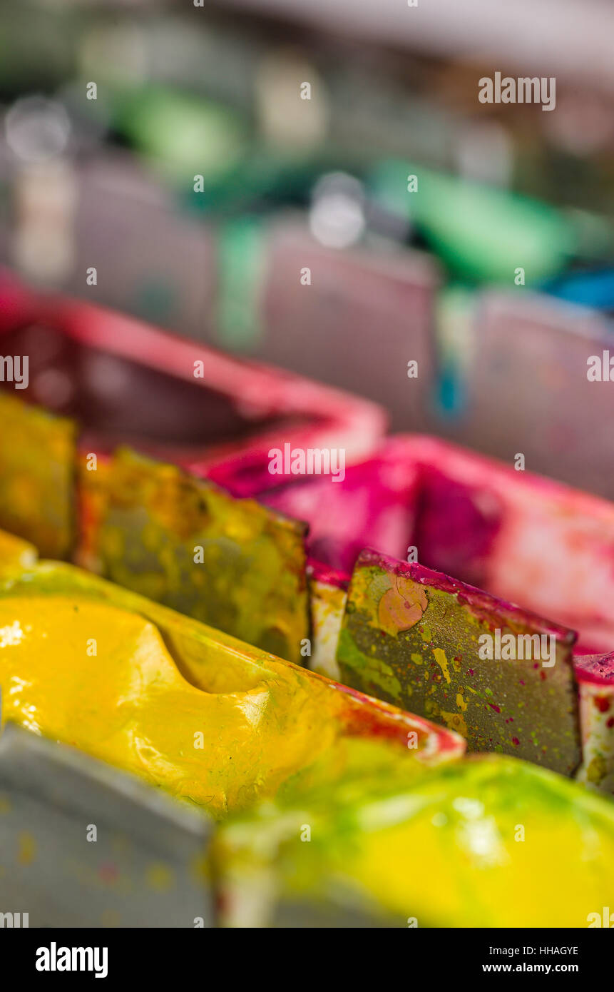 Watercolor water paint macro shot hi-res stock photography and images ...