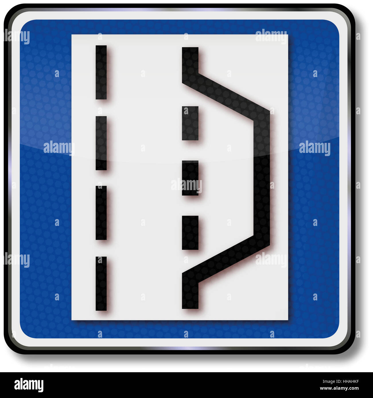 traffic sign emergency bay Stock Photo - Alamy