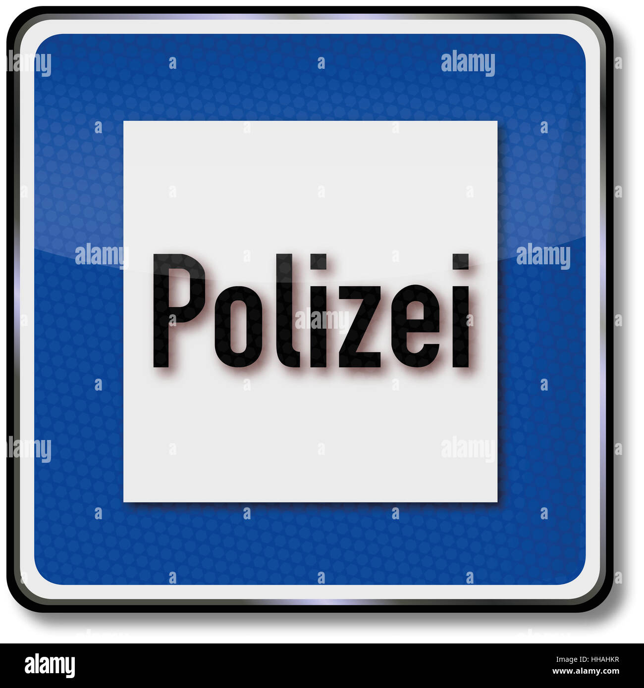 road sign police Stock Photo - Alamy