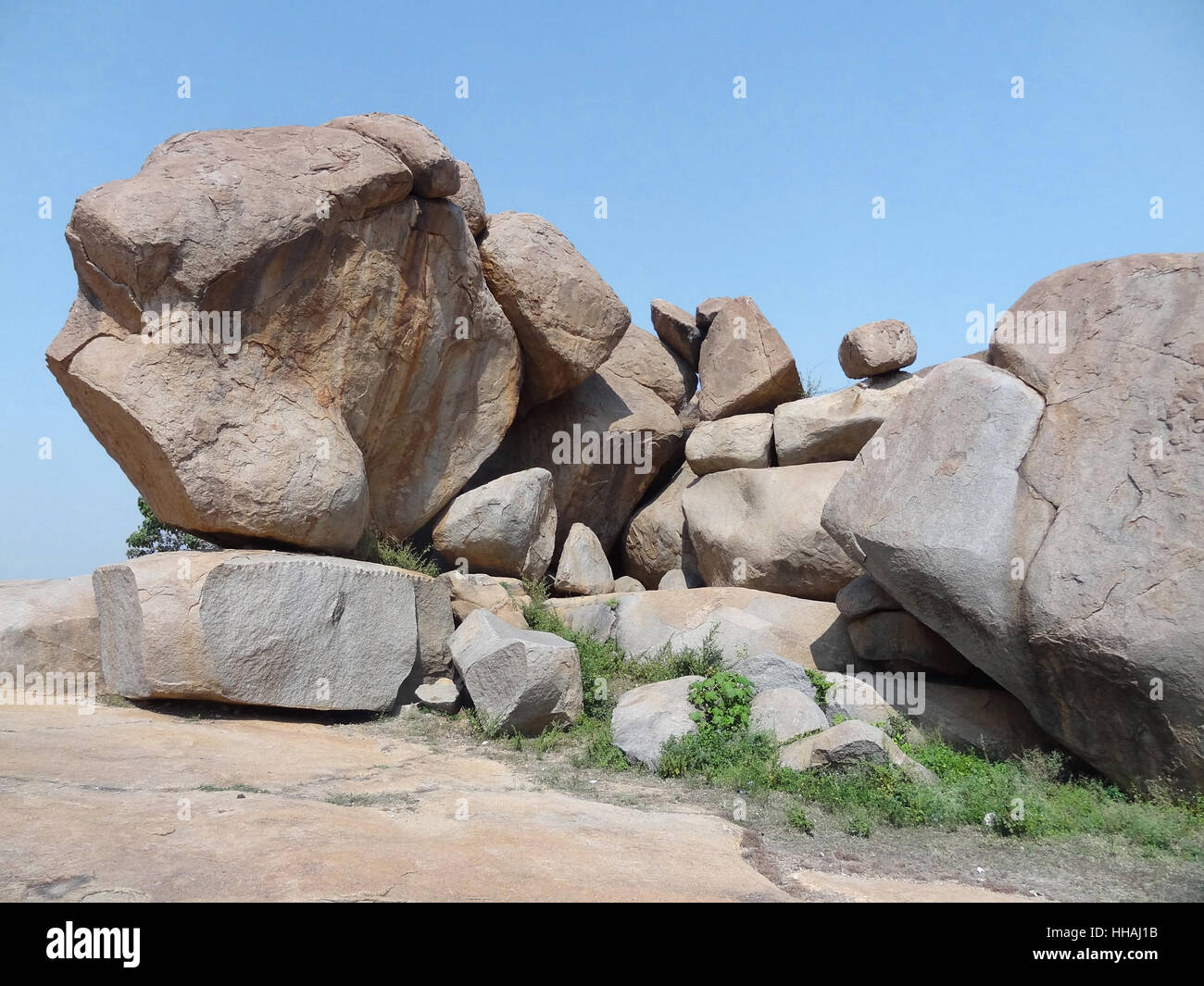 Hemakuta Hill at the Sacred Center of Vijayanagara at Hampi, a city ...
