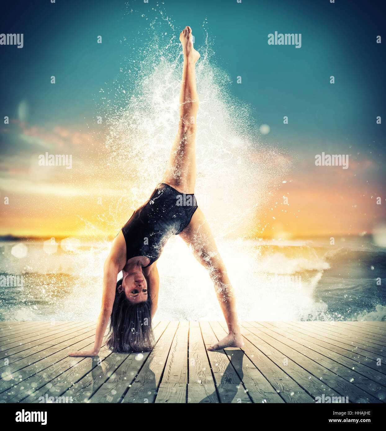 Body art splash hi-res stock photography and images - Alamy