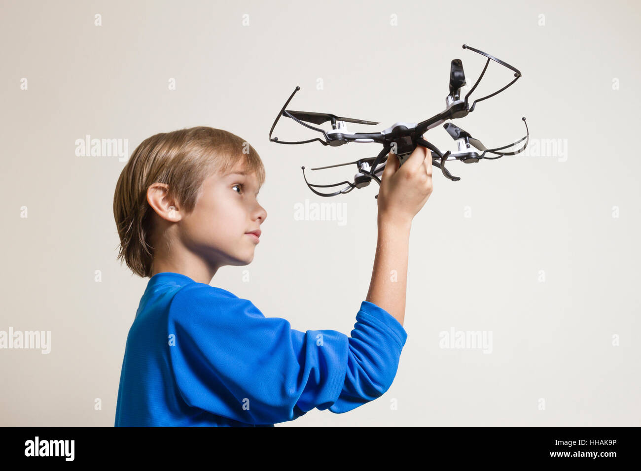 Drone kid child quadricoper hi-res stock photography and images - Alamy