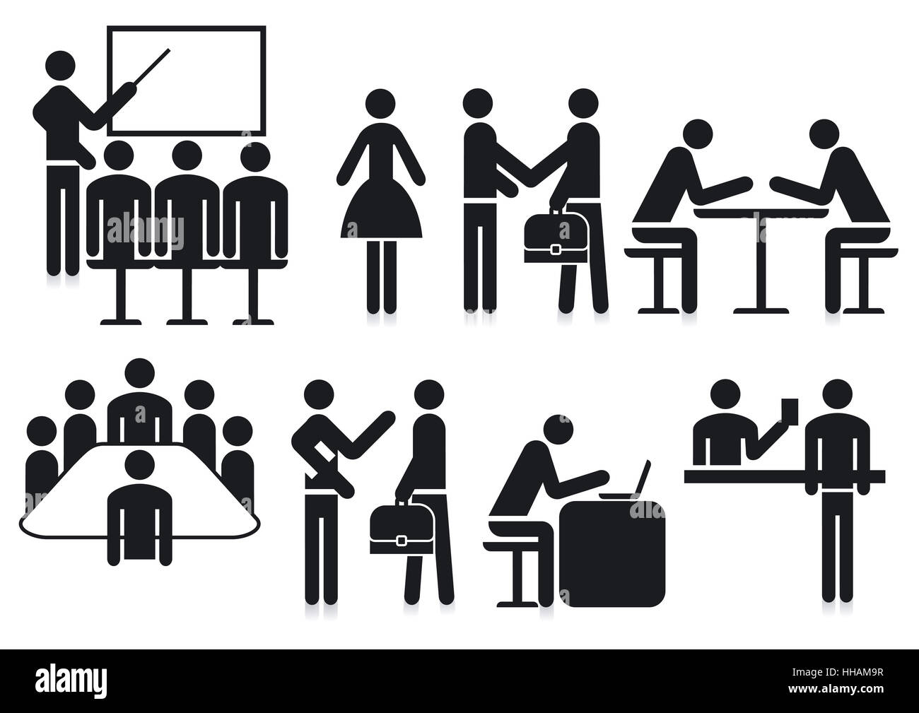 Office Pictogram High Resolution Stock Photography and Images - Alamy