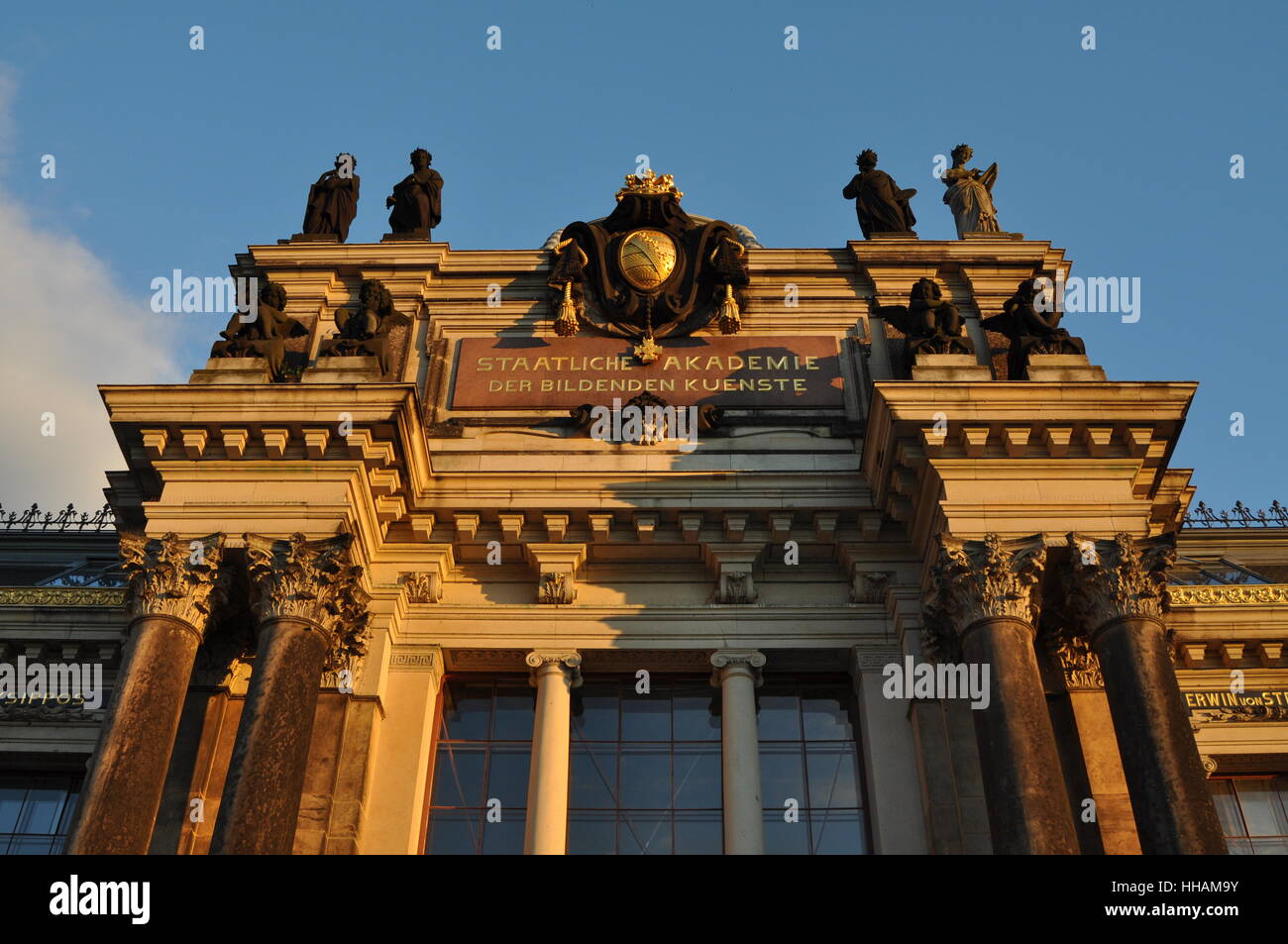 dresden - state academy of fine arts Stock Photo - Alamy