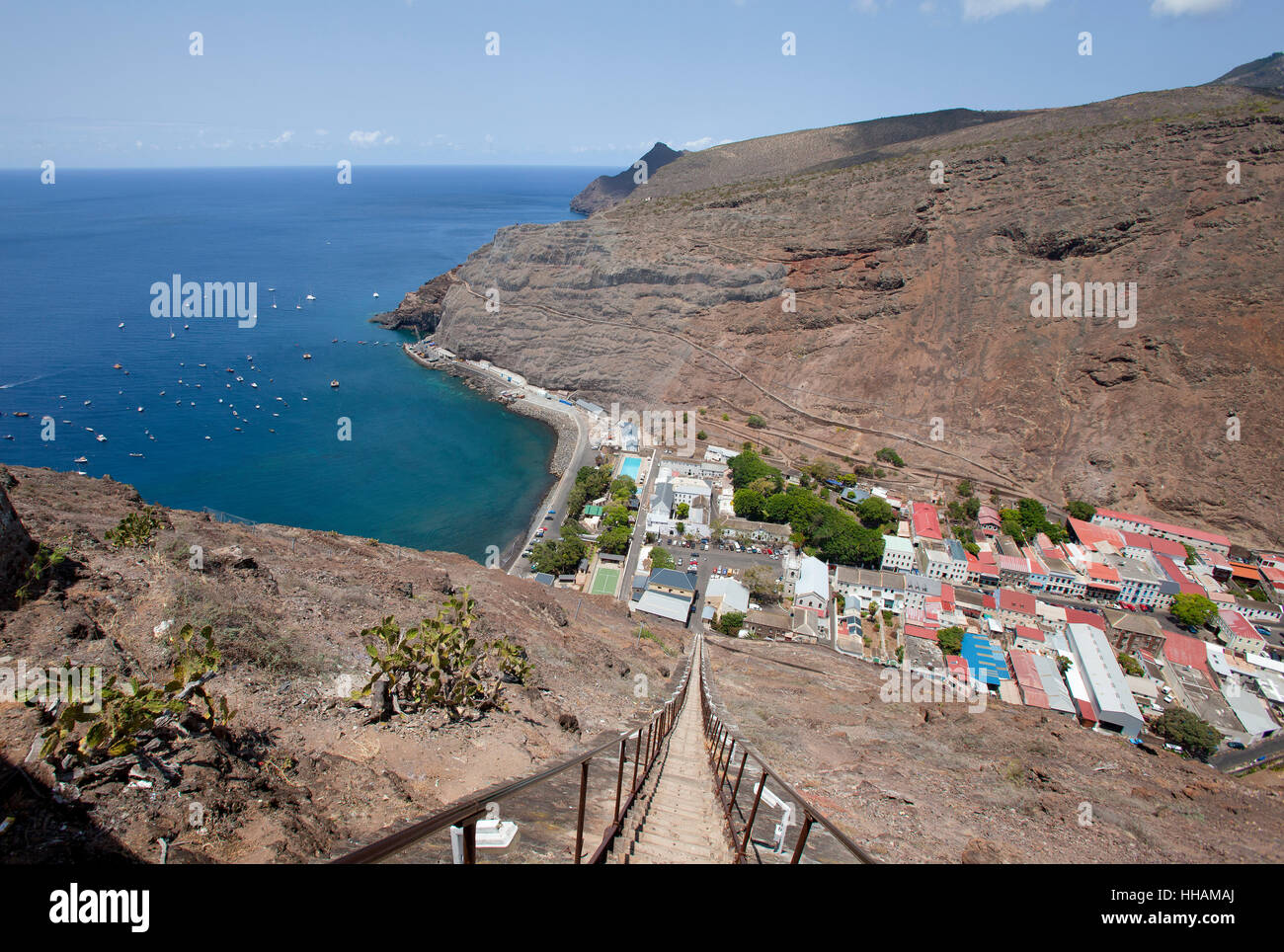 Jamestown Capital St Helena Island High Resolution Stock Photography ...
