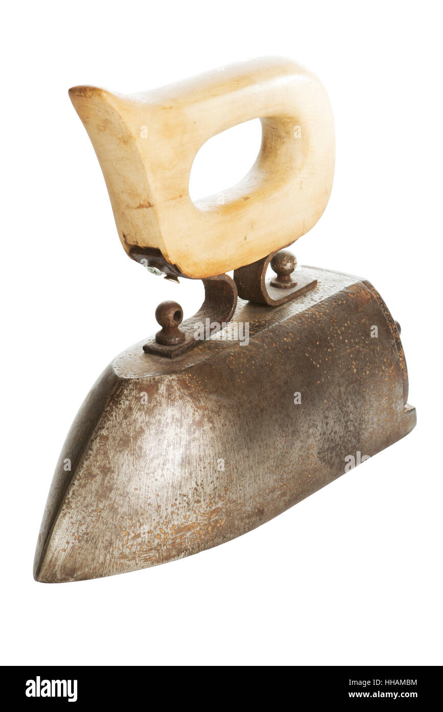 Antique clothes iron hi-res stock photography and images - Alamy