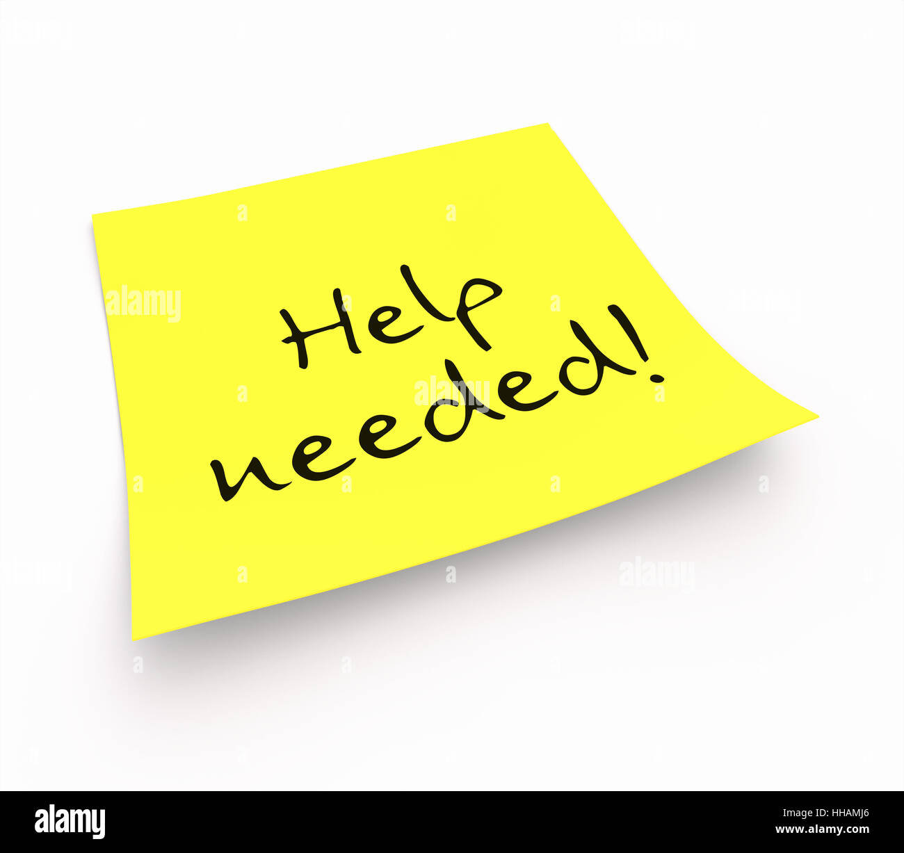stickies - help needed! Stock Photo - Alamy