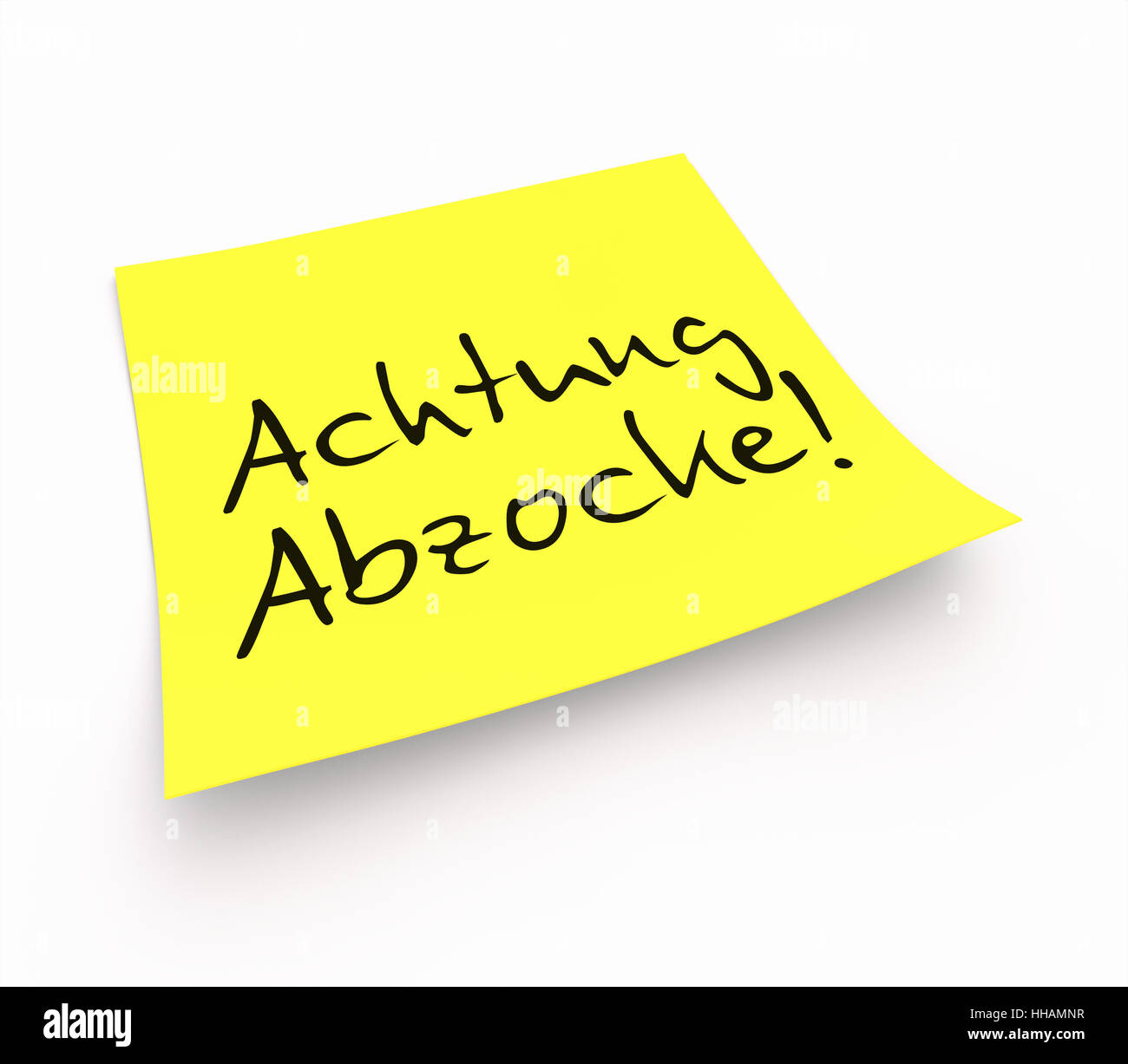 stickies - rip off! Stock Photo - Alamy