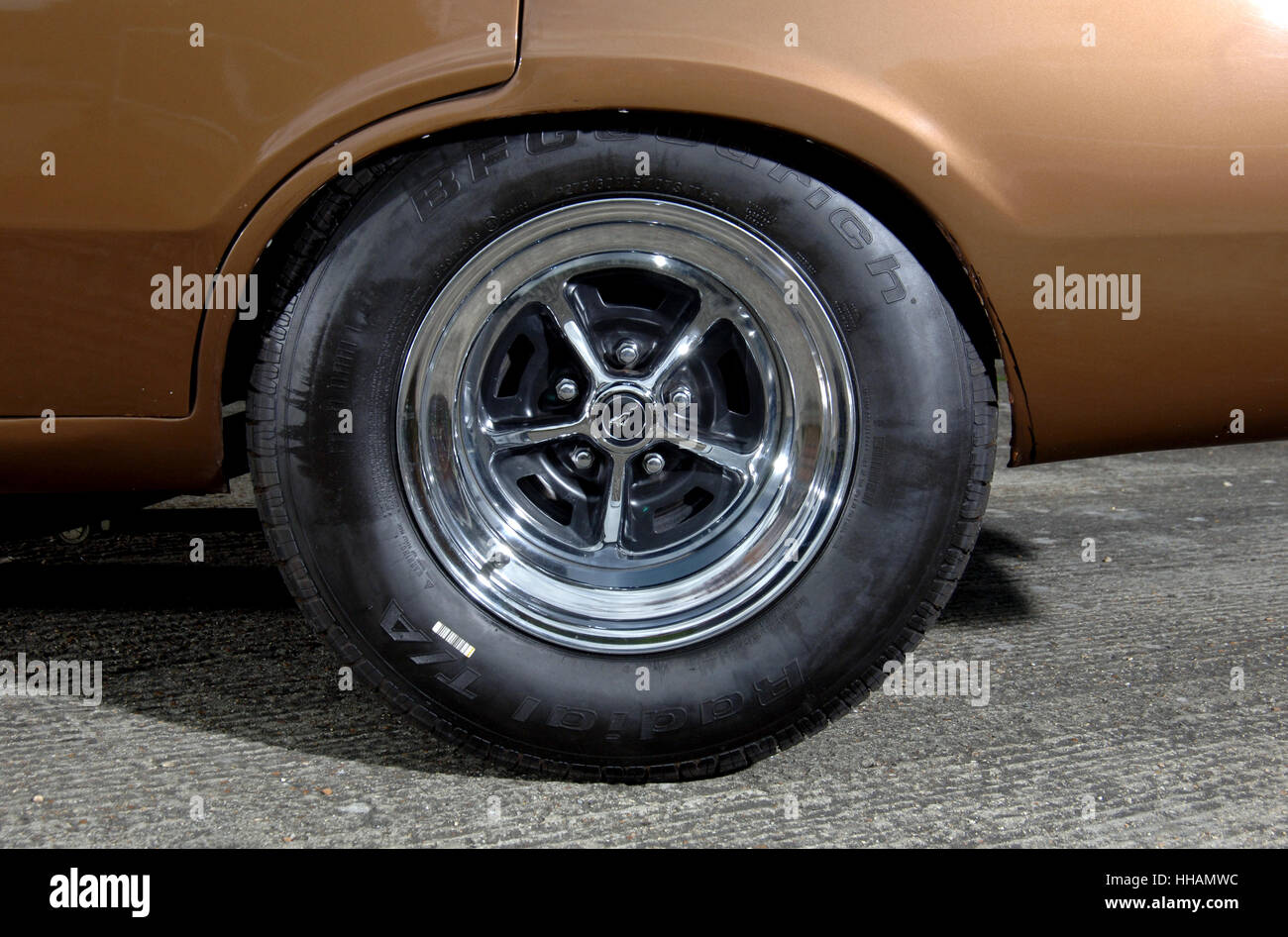 1972 Ford Cortina Mk3, Gasser style hot rod custom car Stock Photo - Alamy